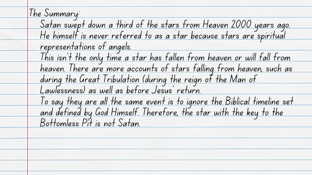 Who Is Abaddon? Pt. 5: A Star Fallen From Heaven With The Key To The ...