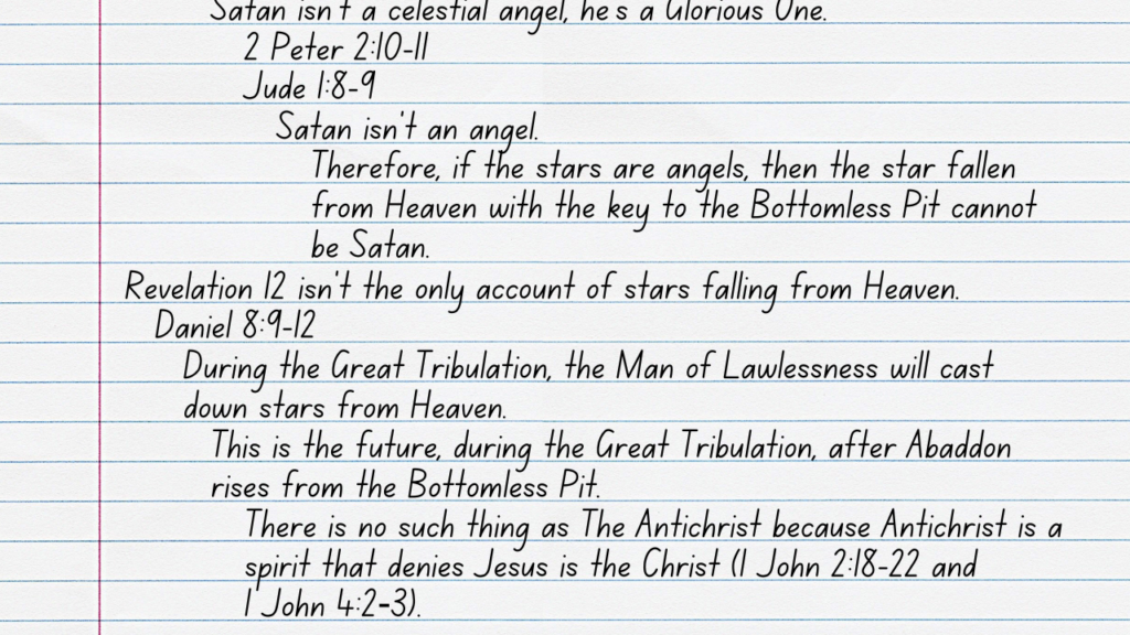 Who Is Abaddon? Pt. 5: A Star Fallen From Heaven With The Key To The ...